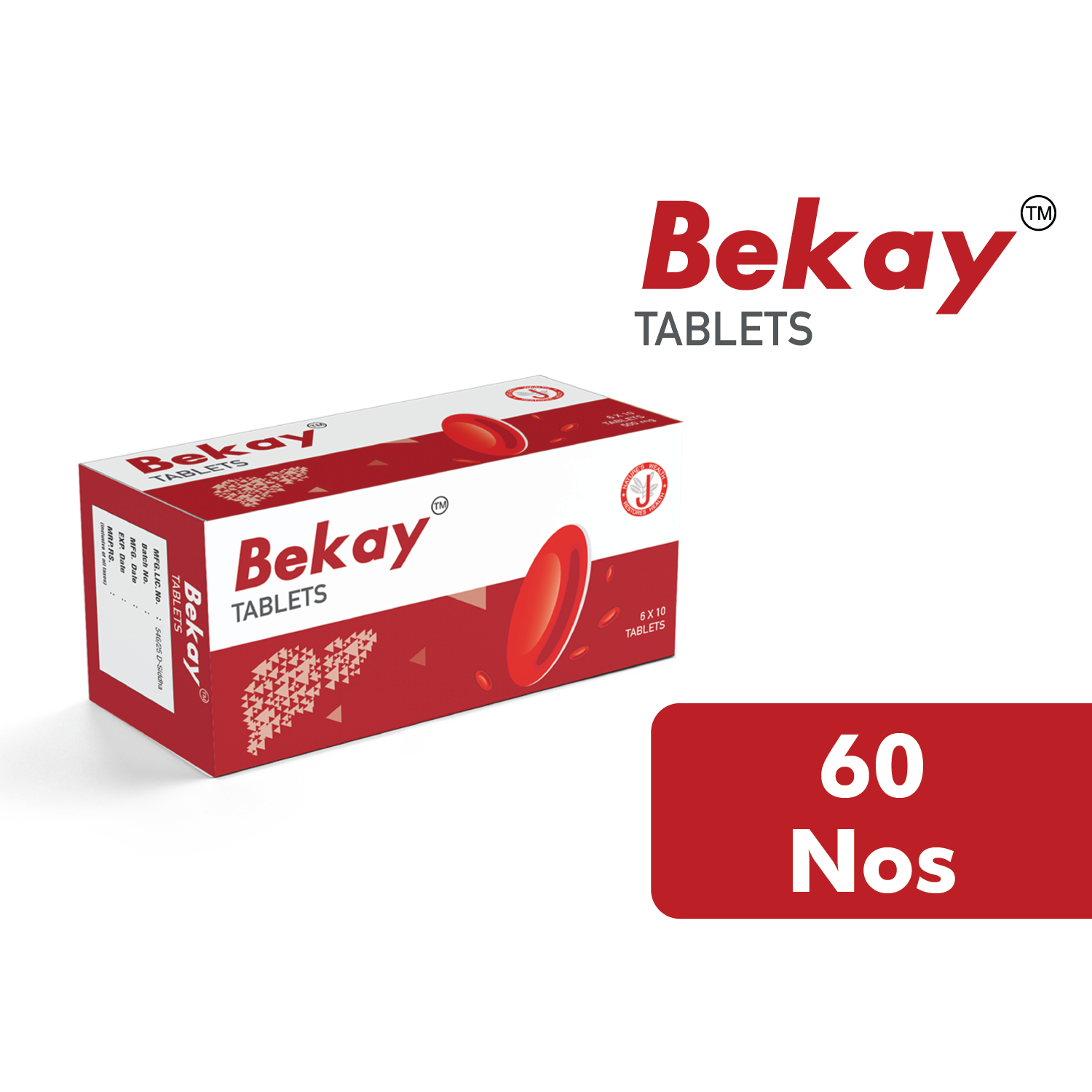 Bekay Tablets 60 No's It Improves Hemoglobin Levels – Caredura Store