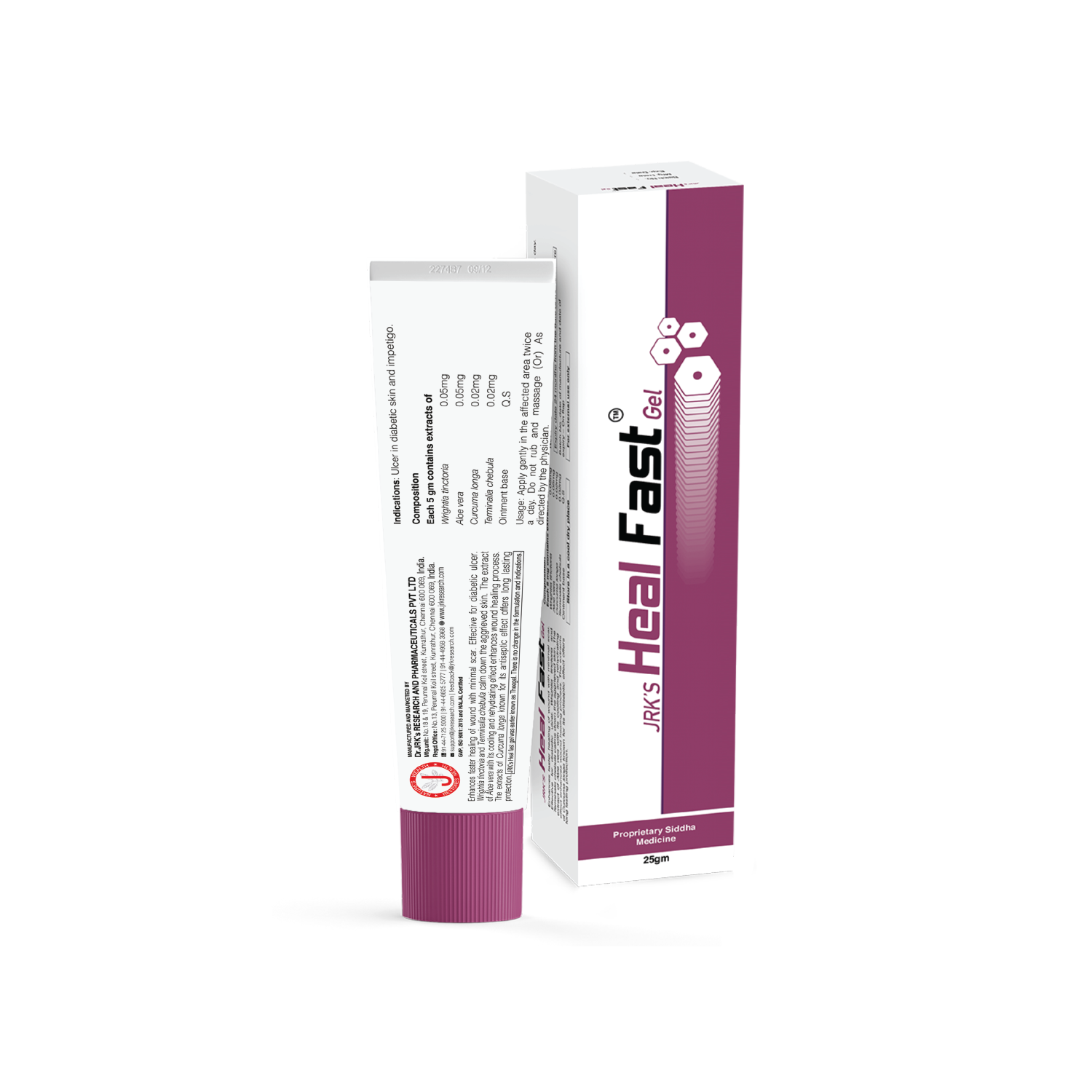 JRK's Heal Fast gel 25 gm is a Fast wound healing cream – Caredura Store