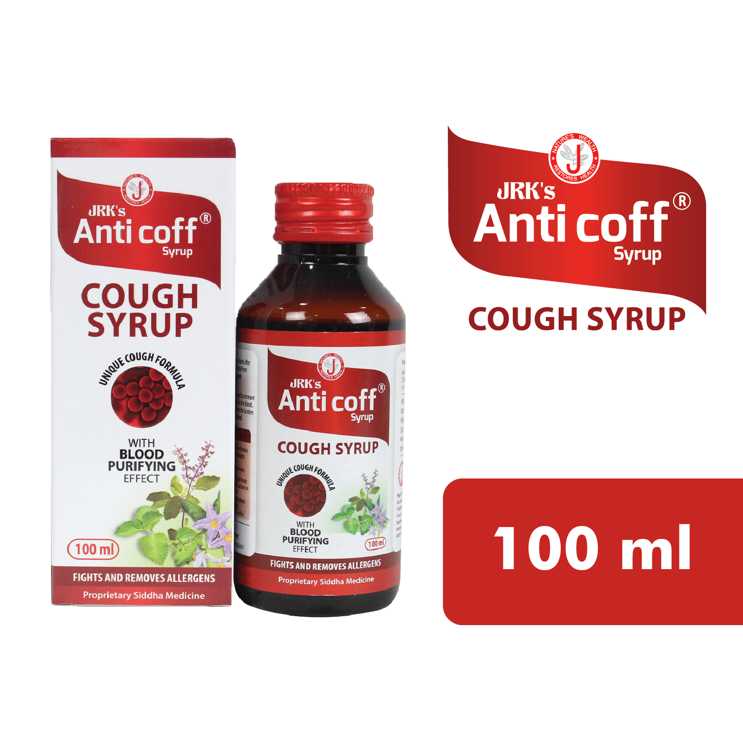 JRK's Anti Coff Syrup | Herbal Dry Cough Syrup – Caredura wellness ...