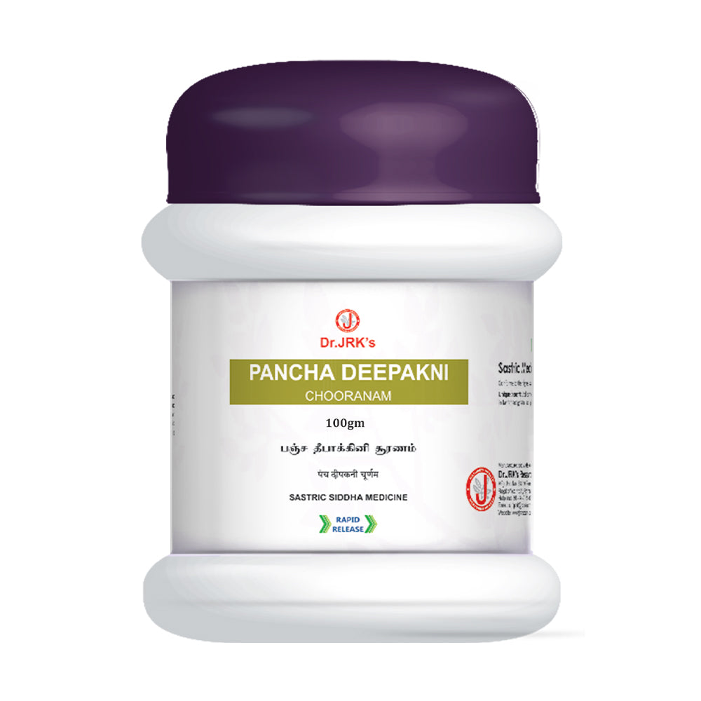 Dr. JRK's Pancha Deepakni Chooranam 100 gms – Caredura Store